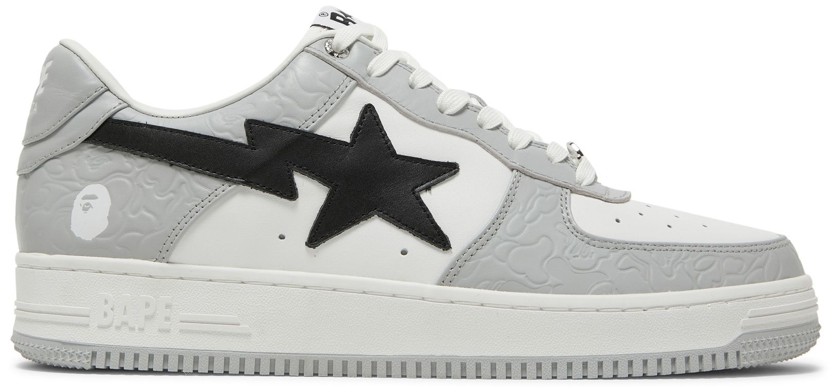 Buy Bapesta Low M2 'White Grey' - 1H70191002 WHT | GOAT