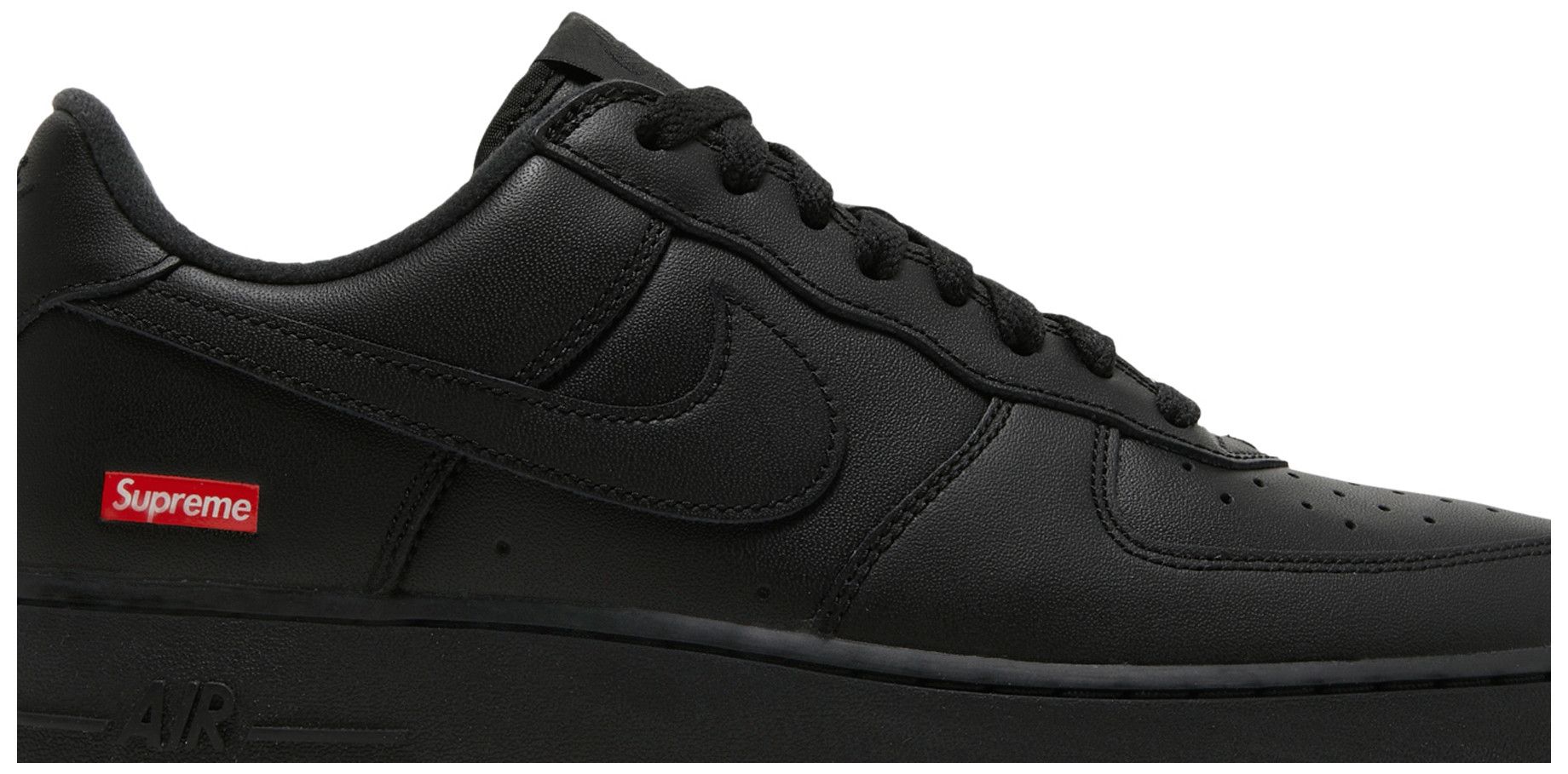 Buy Supreme x Nike Air Force 1 Low 'Box Logo - Black' - CU9225 001 | GOAT