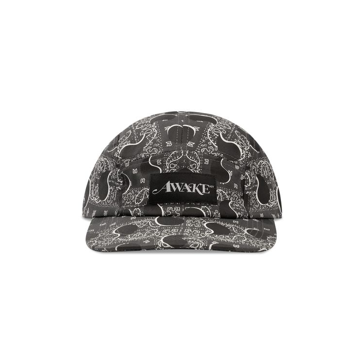 Buy Awake NY Big Paisley 5 Panel Cap 'Black' - AWK FW21 HT003 BLAC | GOAT