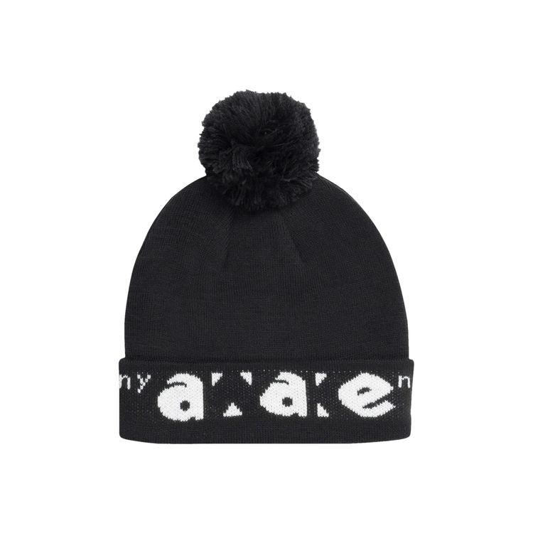 Buy Awake NY Block Out Logo Beanie 'Black' - AWK FW21 HT008 BLAC | GOAT