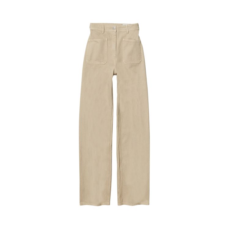 Buy Lemaire Denim Sailor Pants 'Saltpeter' - W 213 PA412 LD034 217 | GOAT