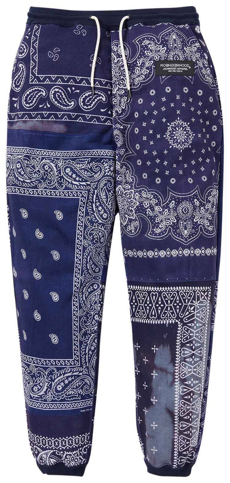 Buy Neighborhood Bandana Chopped Sweatpants 'Navy' - 212UNNH PTM02 NAVY ...