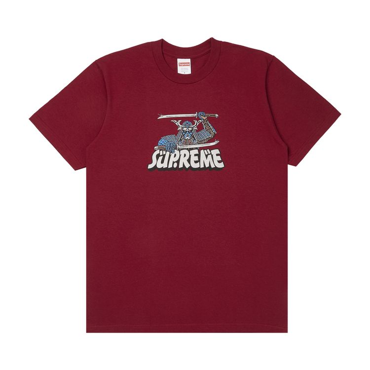 Buy Supreme Samurai Tee 'Cardinal' - FW21T32 CARDINAL | GOAT