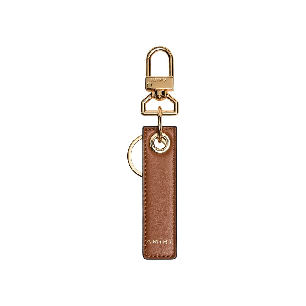 Buy Amiri Nappa Tag Keychain 'Brown' - MAX005 210 BROW | GOAT