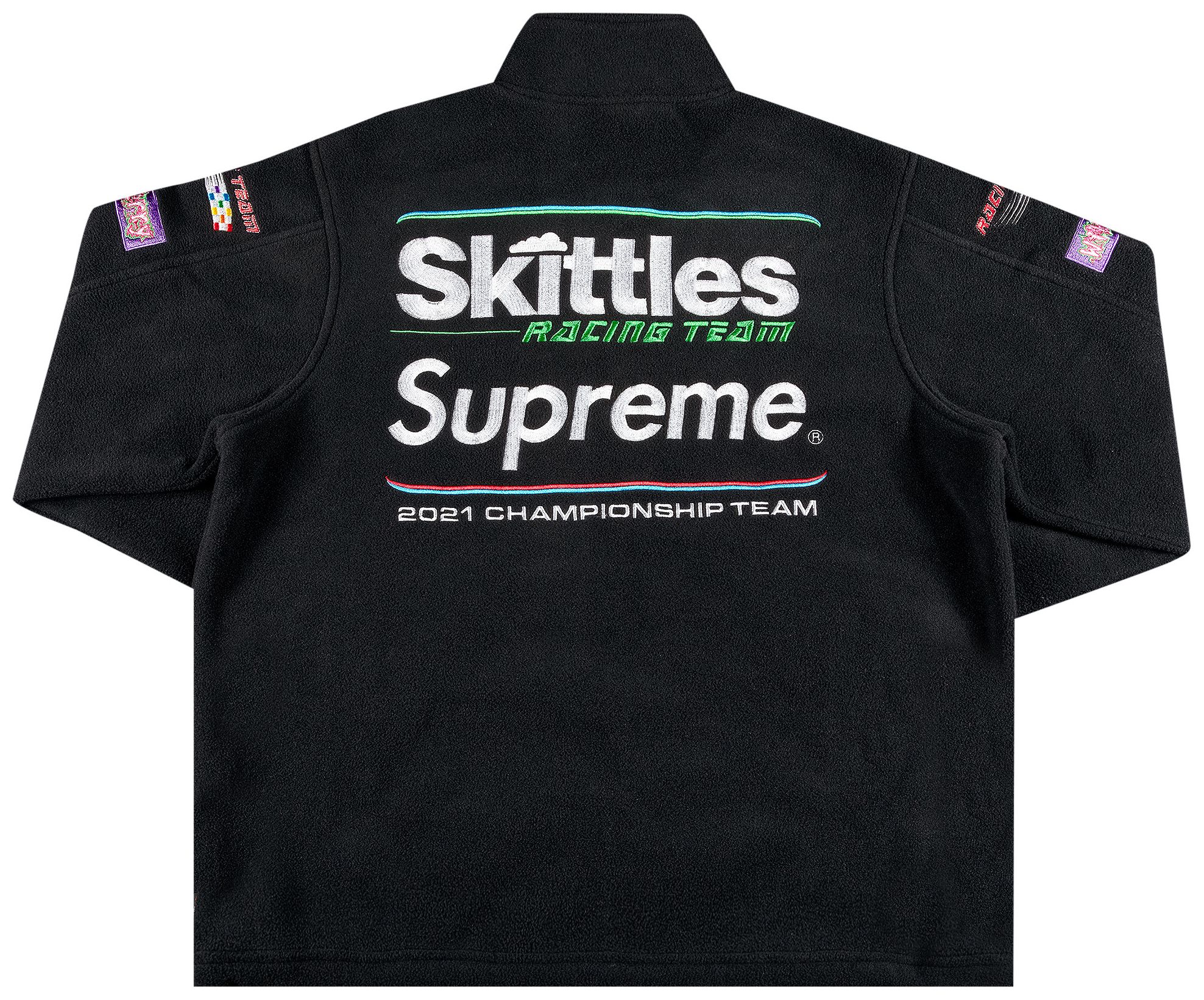 Buy Supreme x Skittles x Polartec Jacket 'Black' - FW21J33 BLACK | GOAT
