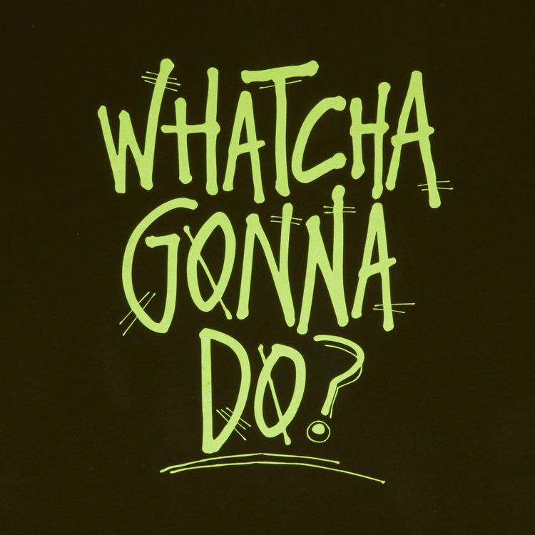 Buy Stussy Whatcha Gonna Do? Tee 'Black' - 1903117 BLAC | GOAT