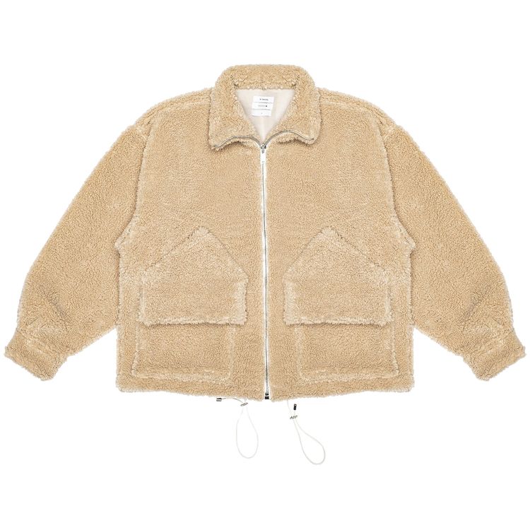 Buy Mr. Saturday Zip-Up Sherpa 'Beige' - MSFW21 11 17 | GOAT AE