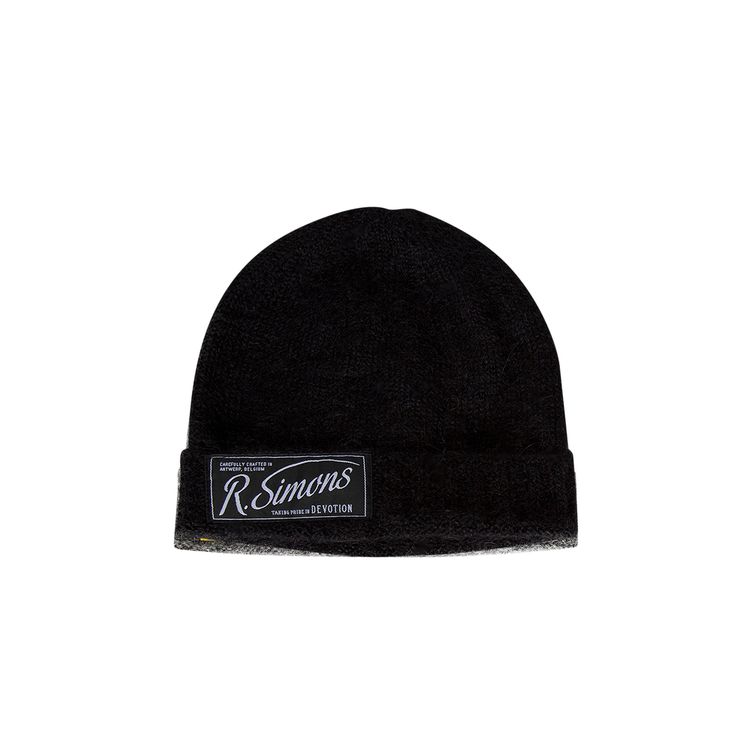 Buy Raf Simons Knit Beanie With Woven Label 'Grey' - 212 846 0080 | GOAT