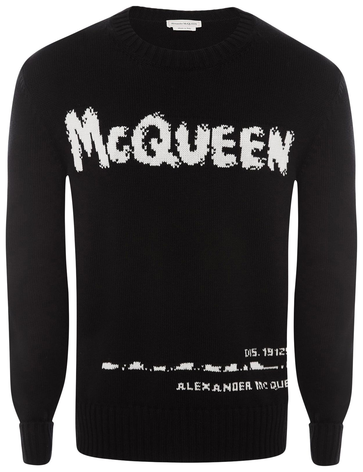 Buy Alexander McQueen Graffiti Jumper 'Black/White' - 626454Q1WZL1006 ...