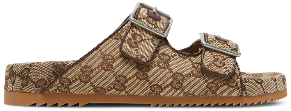 Buy Gucci Slide Sandal Strap 'Beige Monogram' - 658020 2HK60 9791 | GOAT