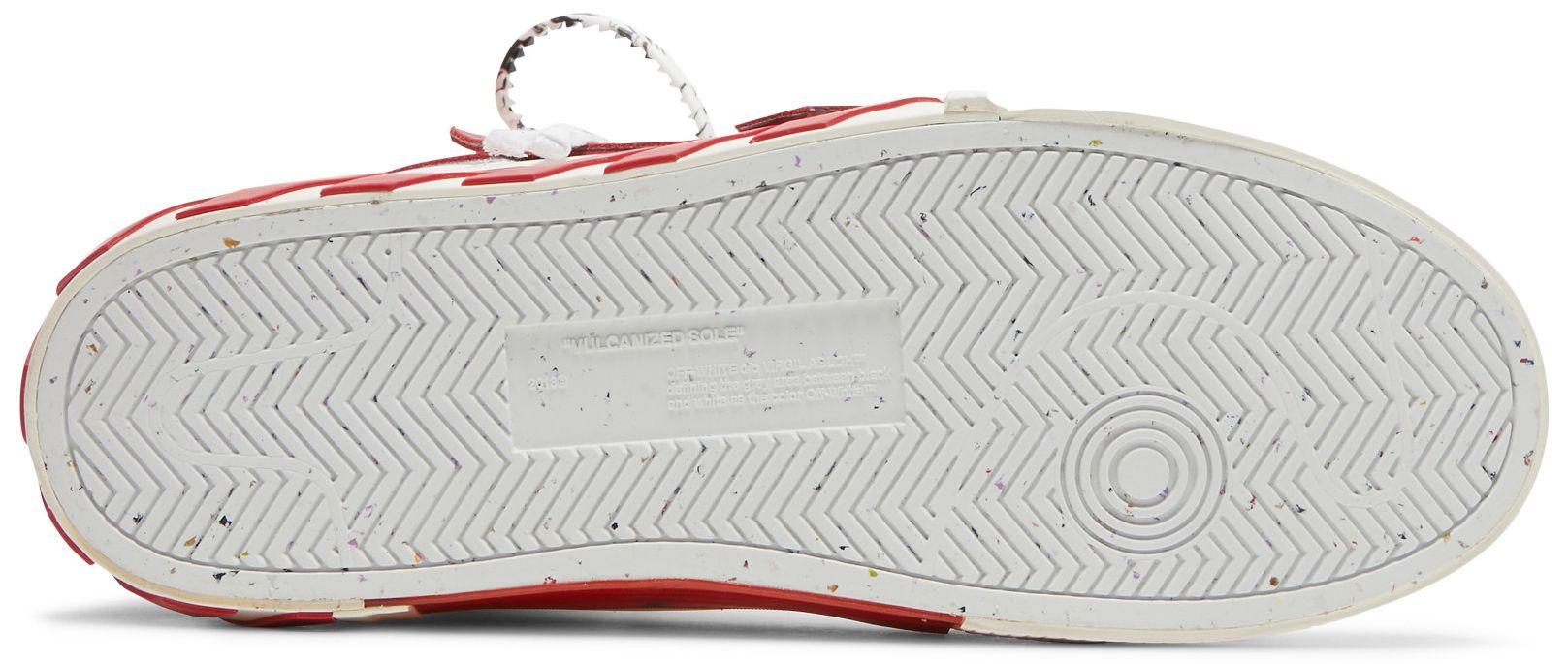Buy Off-White Vulc Sneaker High 'White Red' - OMIA225F21LEA001 0125 | GOAT