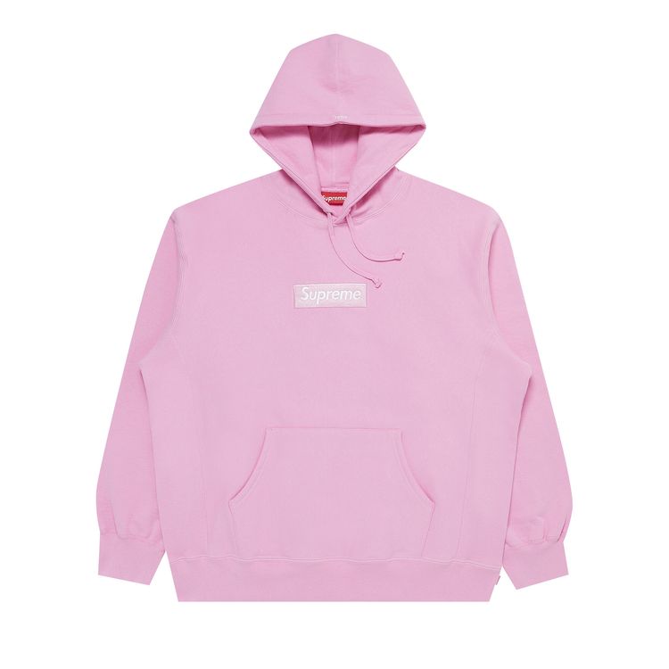 Buy Supreme Box Logo Hooded Sweatshirt 'Pink' - FW21SW35 PINK | GOAT