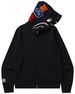 Buy BAPE Double Side Shark Full Zip Hoodie 'Black' - 1H80 115 011 BLACK | GOAT