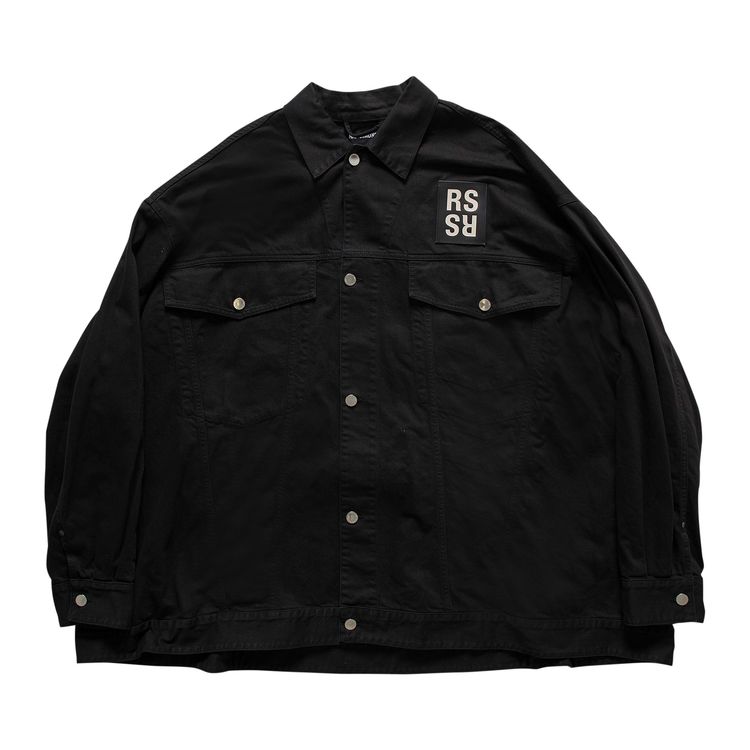 Buy Raf Simons Synchronicity Oversized RS Denim Jacket 'Black' - 212 ...