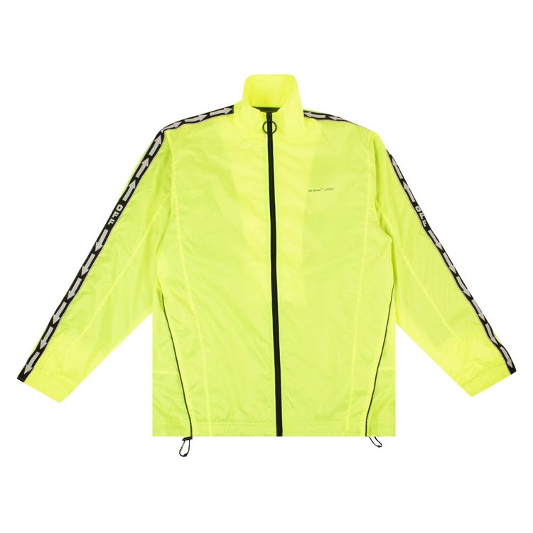 Buy Off-White Neon Taped Track Jacket 'Neon Yellow ...