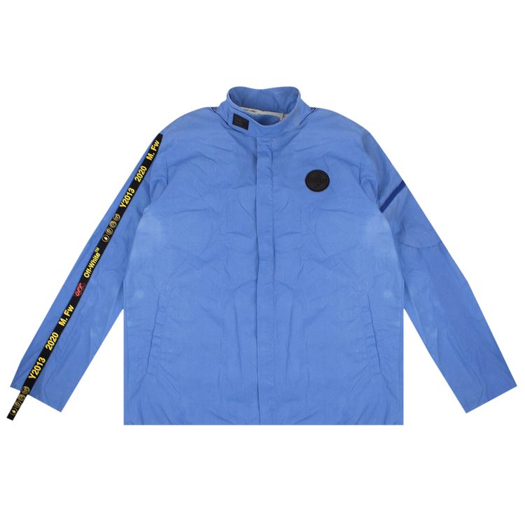 Buy Off-White Thermo Pocket Track Top 'Blue' - OMBD015F19F700033000 ...