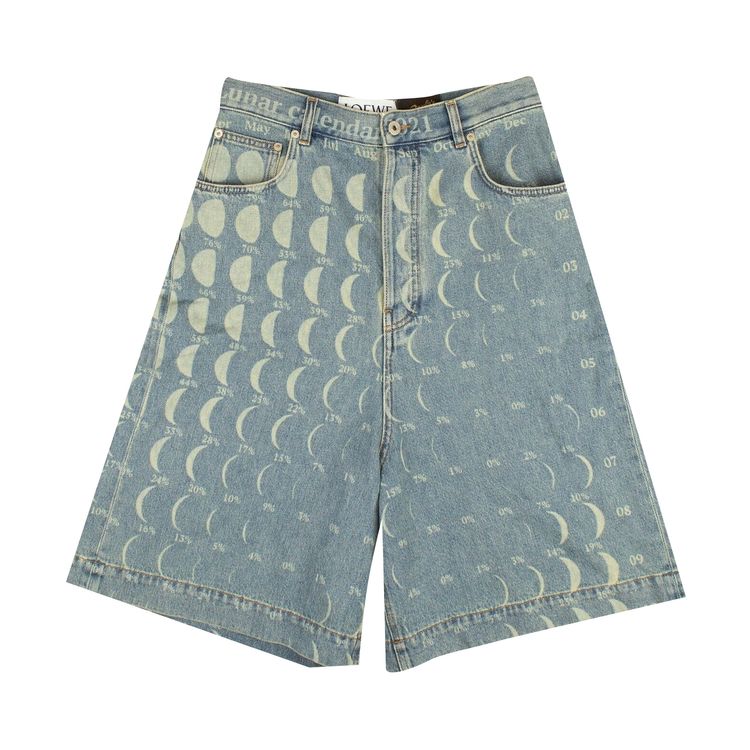 Buy Loewe Moon Calendar Shorts 'Blue' - H616Y04X09 | GOAT AU