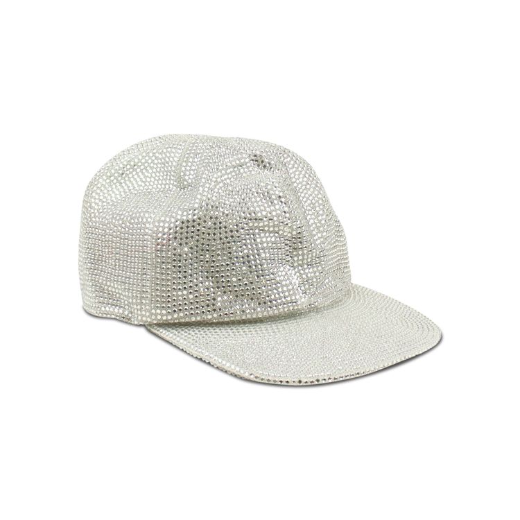 Achetez des Off-White Rhinestone Baseball Cap 'Grey ...