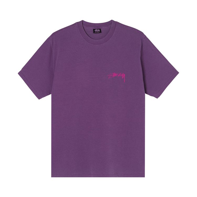 Buy Stussy Sphinx Pig. Dyed Tee 'Purple' - 1904752 PURP | GOAT