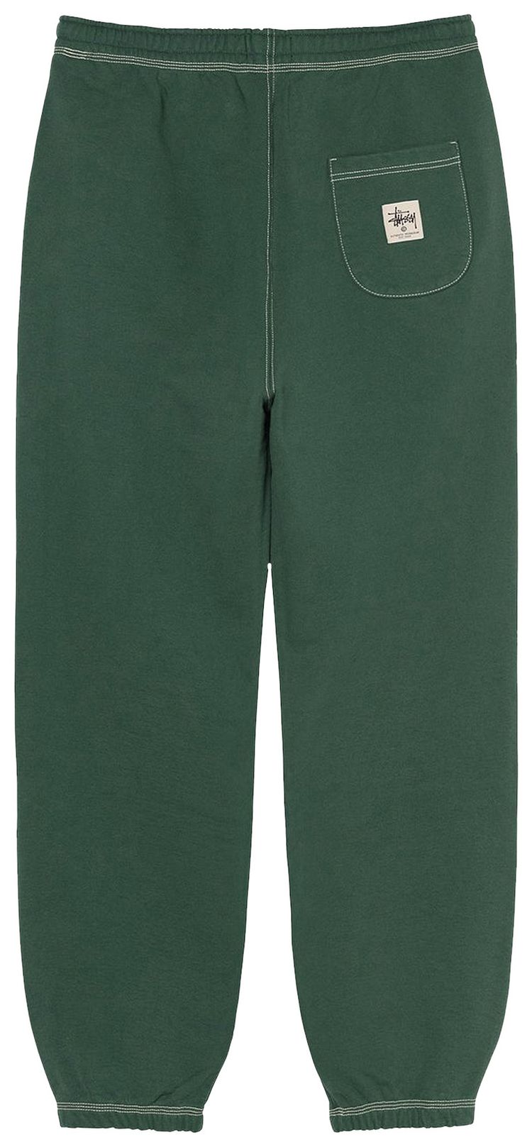 Buy Stussy Contrast Stitch Label Pant 'Forest' - 116535 FORE | GOAT