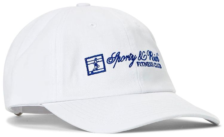 Buy Sporty & Rich Fitness Club Hat 'White/Navy' - SRCC FW21 HAT FC ...