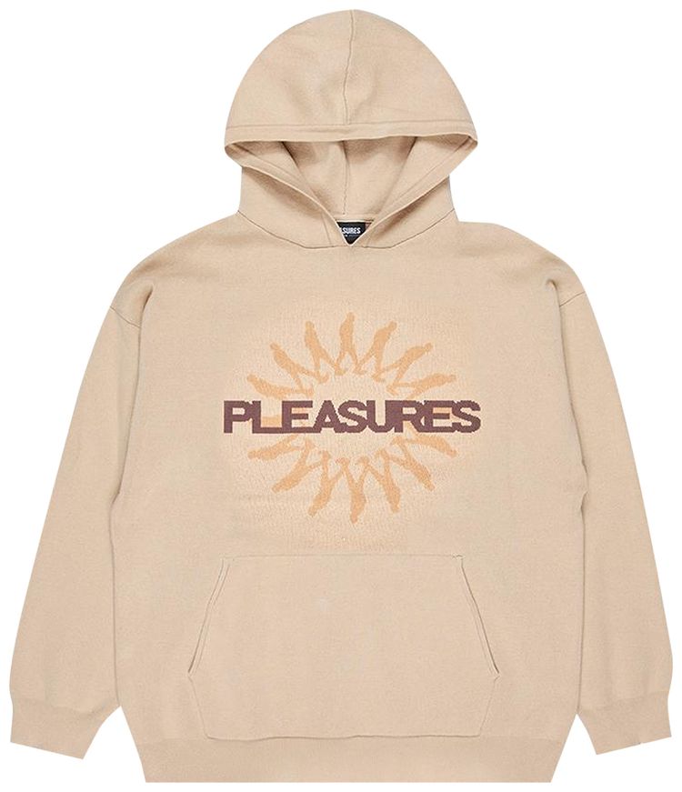 Buy Pleasures Passion Knit Sweater Hoodie 'Tan' - P21W024 TAN | GOAT