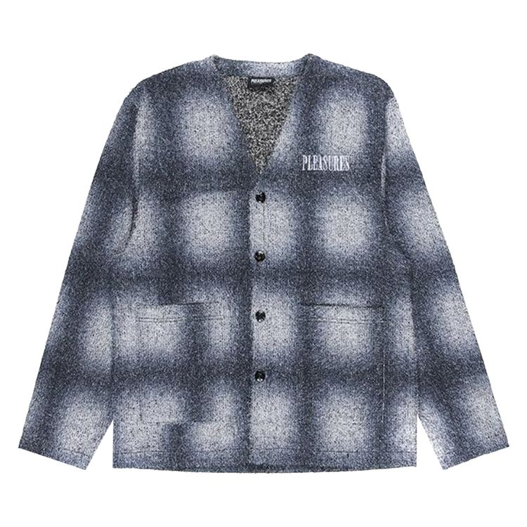Buy Pleasures Spray Cardigan 'Blue' - P21W008 BLUE | GOAT