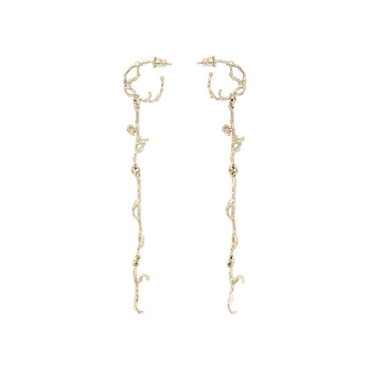 Buy Lemaire Short Twig Creoles 'Moonlight Gold' - W 213 AC316 LO026 505 ...
