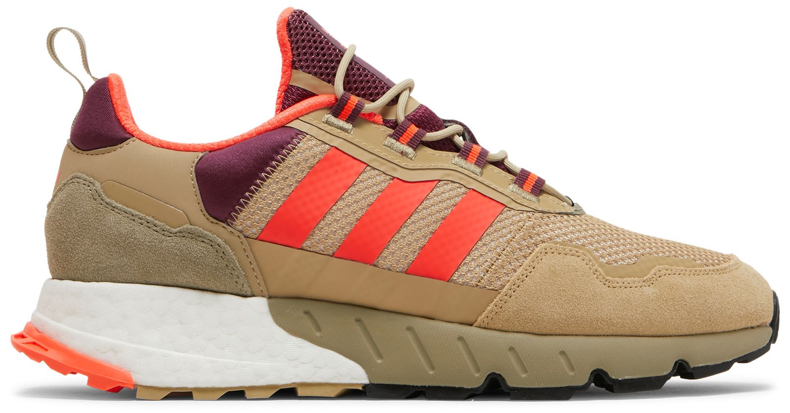 Buy Adidas ZX 1K Boost 'Beige Tone Victory Crimson' - H00429 | GOAT