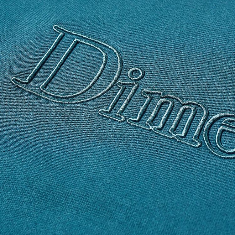 Buy Dime Classic Outline Crewneck 'Real Teal' - DIMEF06TEAL | GOAT