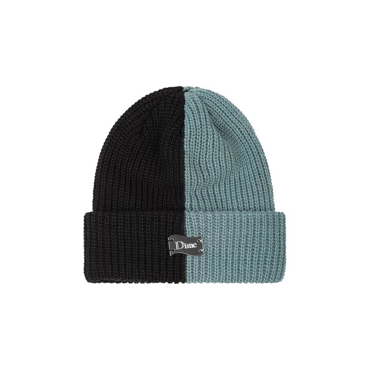 Buy Dime Split Beanie 'Black/Slate' - DIMEF30BLK | GOAT