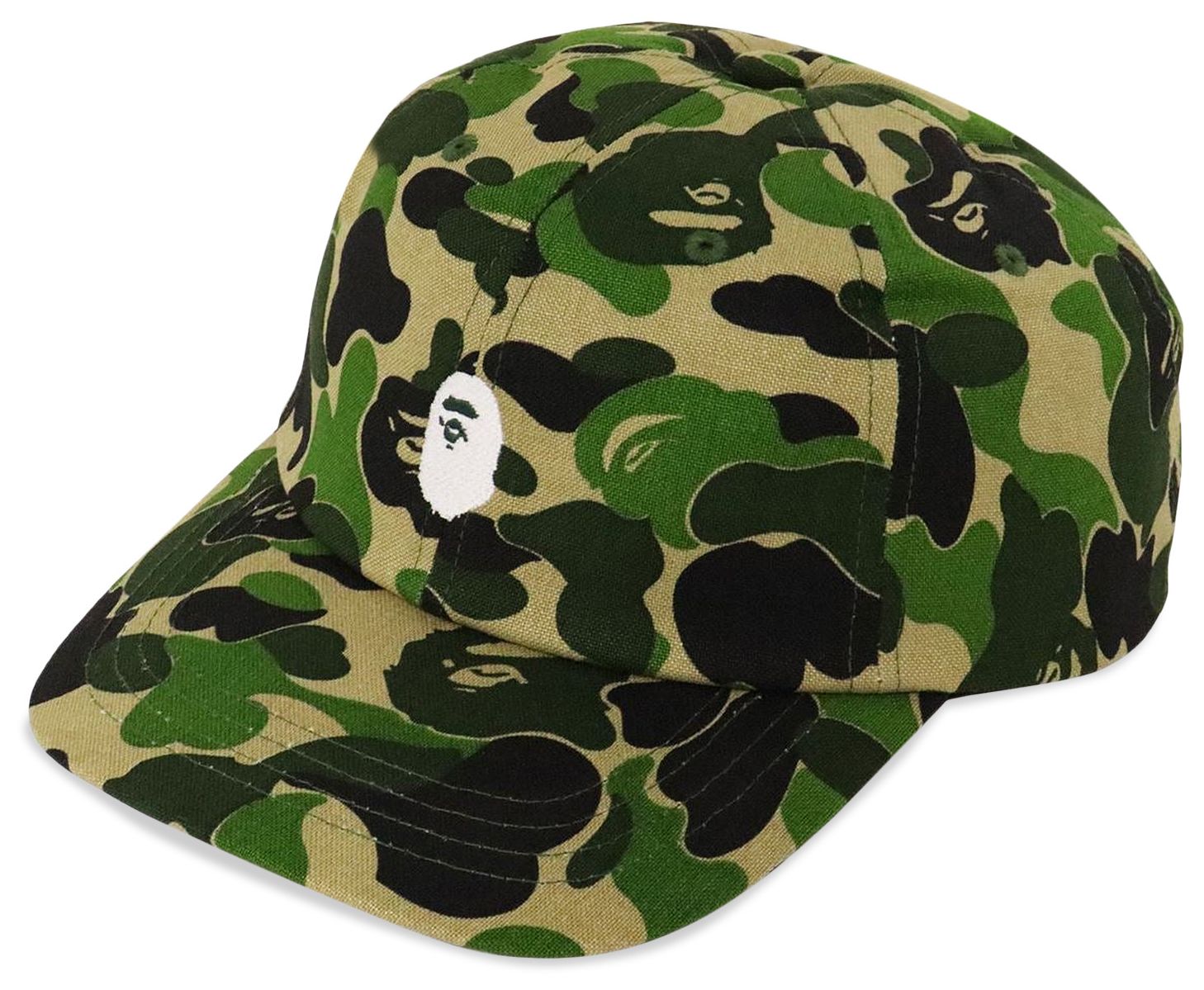Buy BAPE ABC Camo Ape Head Panel Cap 'Green' - 1H80 180 014 GREEN | GOAT