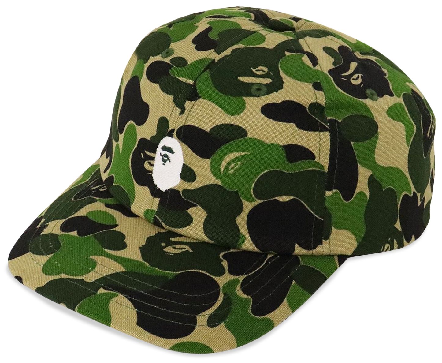 Buy BAPE ABC Camo Ape Head Panel Cap 'Green' - 1H80 180 014 GREEN | GOAT