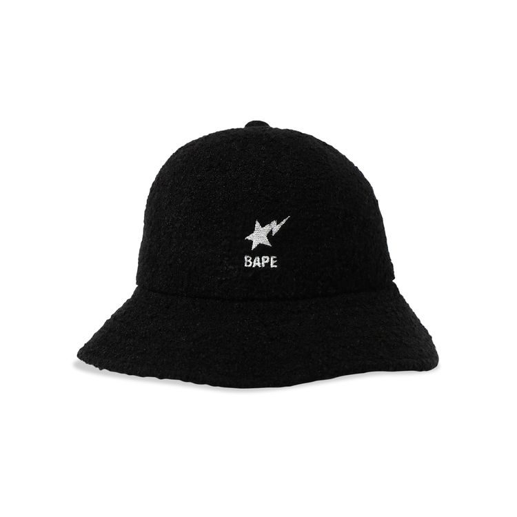 Buy BAPE Sta Pile Hat 'Black' - 1H30 180 009 BLACK | GOAT