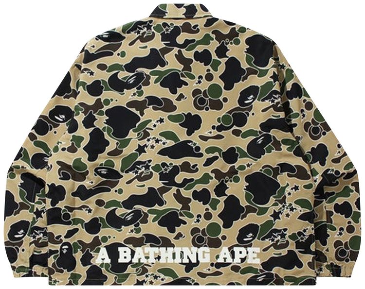 Buy BAPE Sta Camo Relaxed Coach Jacket 'Yellow' - 1H80 140 004 YELLOW ...