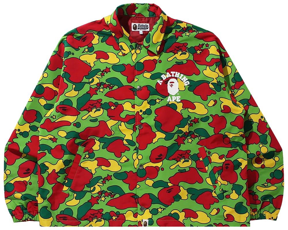 Buy BAPE Sta Camo Relaxed Coach Jacket 'Multicolor' - 1H80 140 004 ...