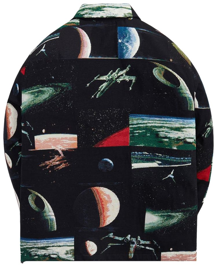 Buy Kith For Star Wars Planets Coaches Jacket 'Black' - KHM010068 001 ...