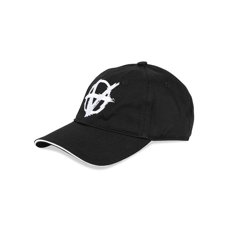 Buy Vetements Anarchy Logo Cap 'Black/White' - UE52CA200W BLAC | GOAT UK