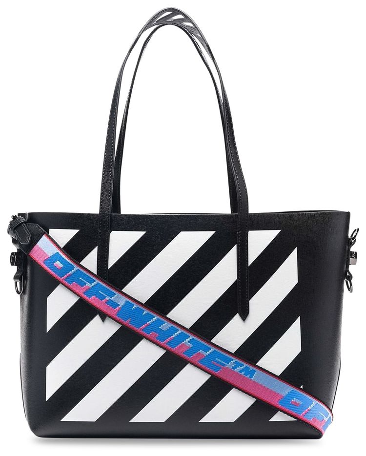 Buy Off-White Binder Tote Bag 'Black/White' - OWNA142C99LEA0021001 | GOAT