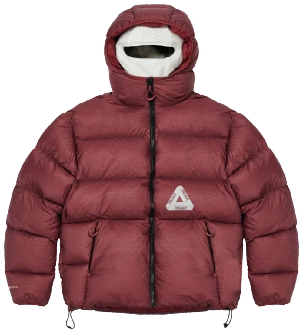 Buy Palace Pertex Balaclava Puffa 'Burgundy' - P21JK006 | GOAT
