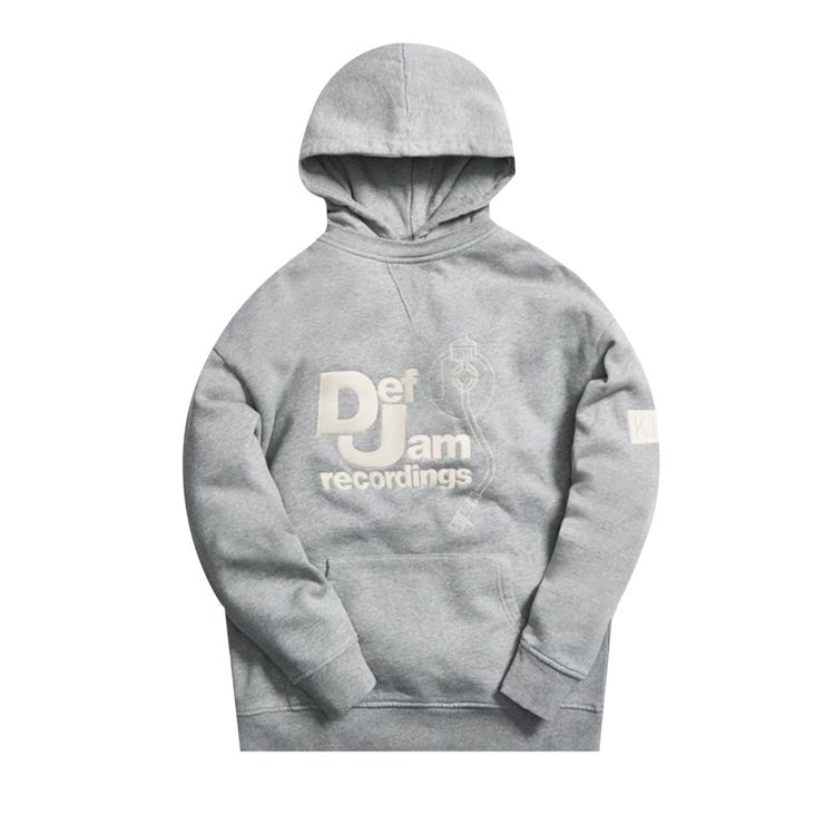 Buy Kith x Def Jam Hoodie 'Heather Grey' - KH2360 103 | GOAT