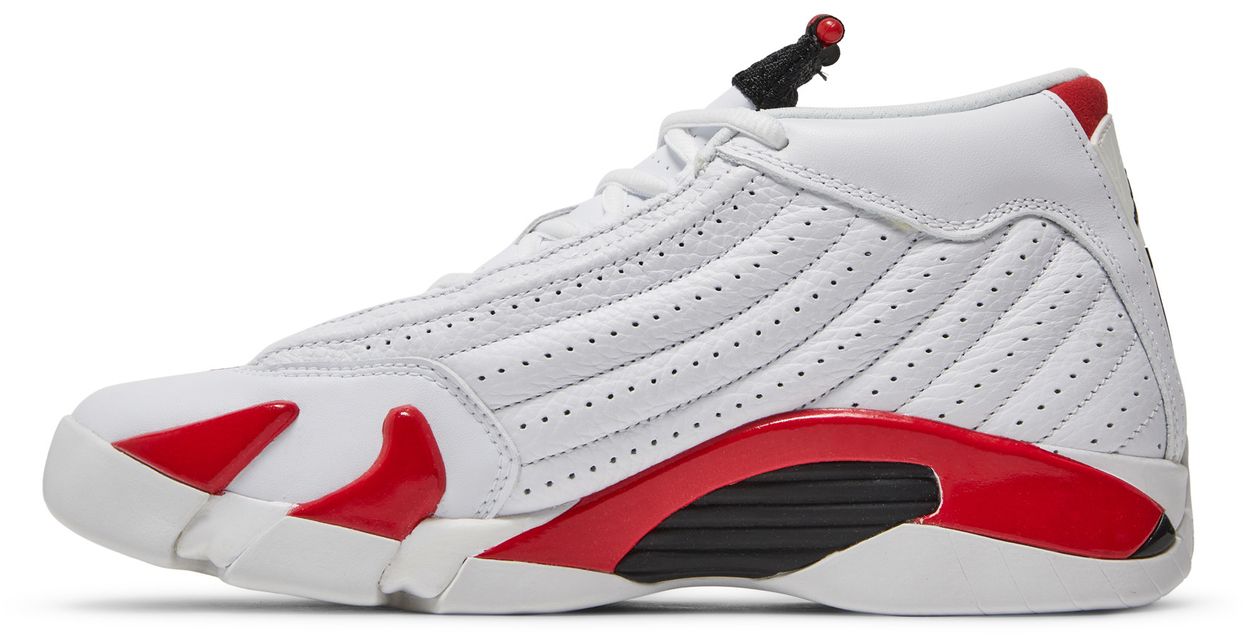 Buy Air Jordan 14 Retro GS 'Candy Cane' 2019 - 487524 100 | GOAT