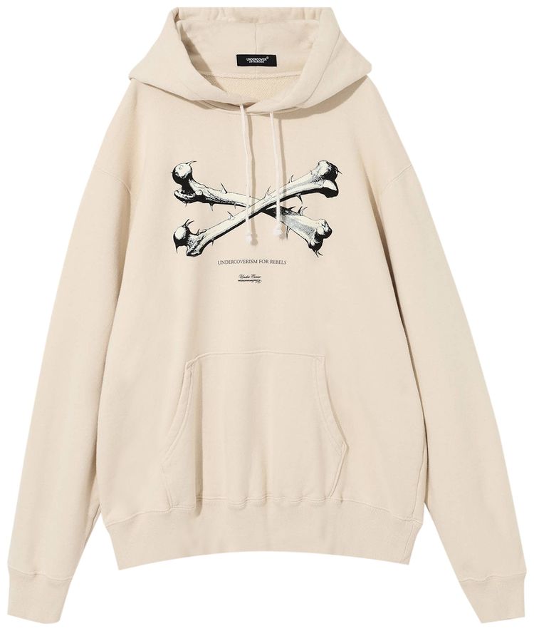 Buy Undercover For Rebels Cross Bones Hoodie 'Ivory' - UC2A4894 4 IVOR ...