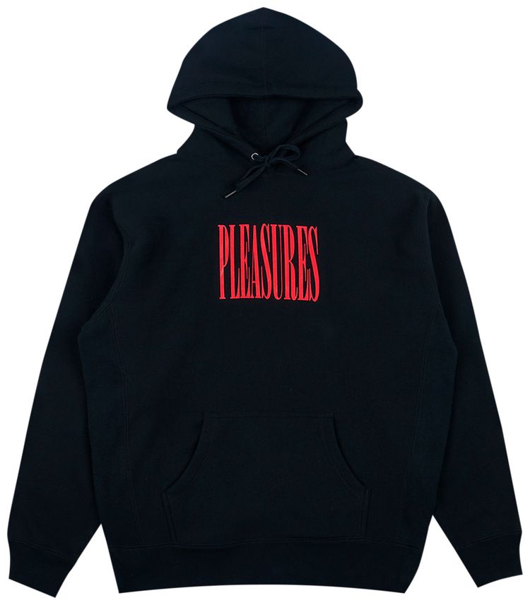 Buy Pleasures Stretch Premium Hoodie 'Black' - P21W045 BLAC | GOAT