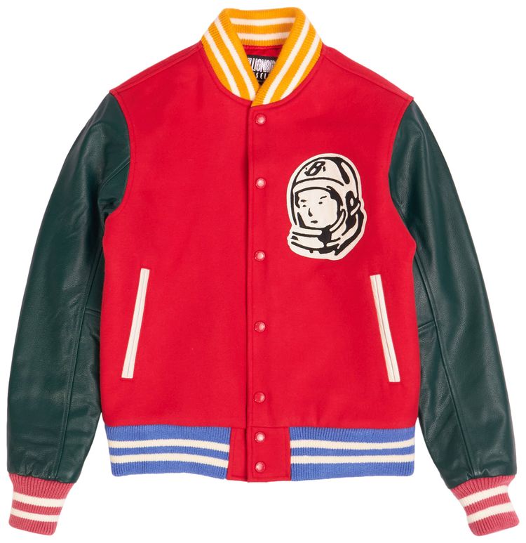 Buy Billionaire Boys Club Letterman Jacket 'Lollipop Red' - 811 8405 ...