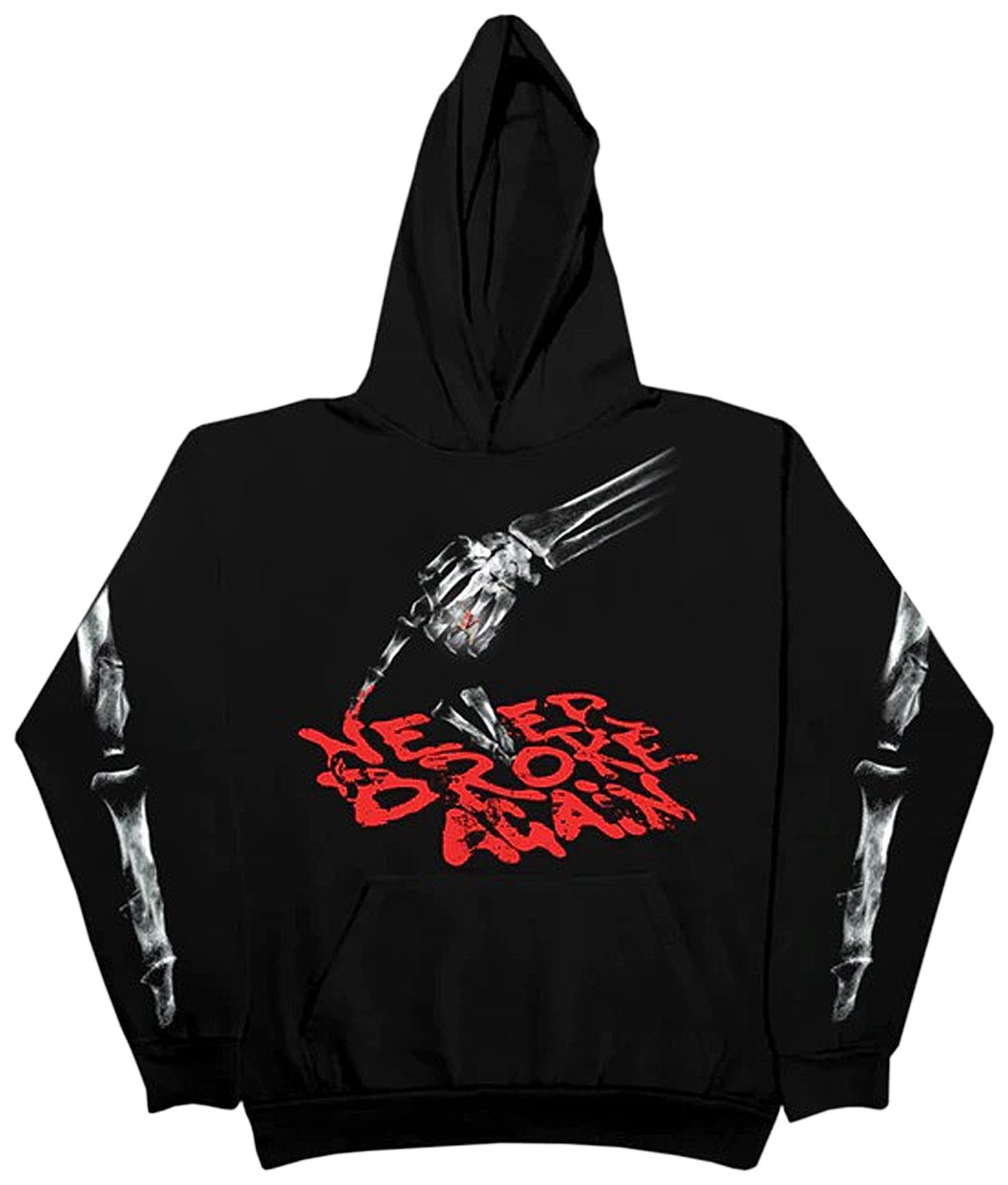Buy Vlone x Never Broke Again Bones Hoodie 'Black' - 1020 100000106BH ...