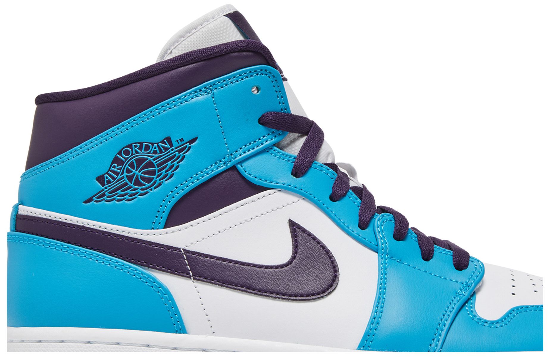 Buy Air Jordan 1 Mid 'Hornets' - 554724 415 | GOAT