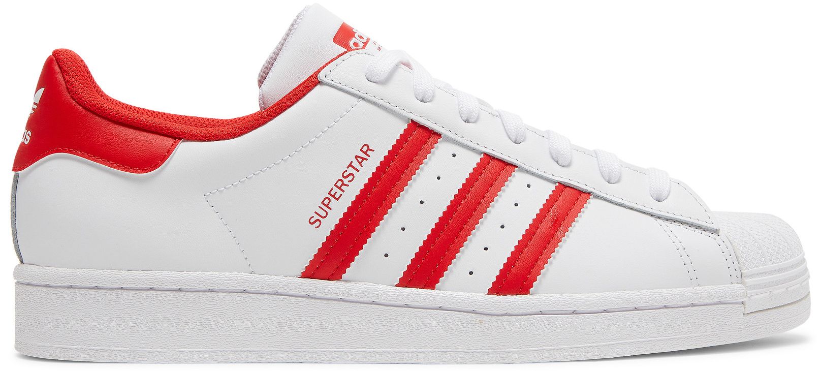 Buy Adidas Superstar 'White Vivid Red' - GZ3741 | GOAT