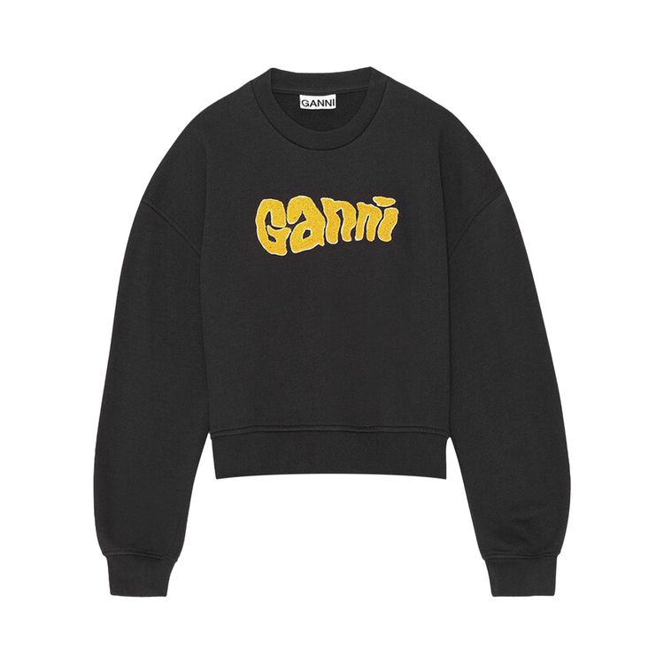 Buy GANNI Isoli Logo Crew 'Phantom' - T2883 252 PHAN | GOAT
