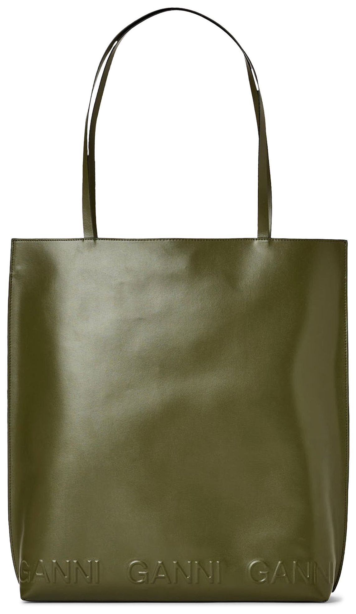 Buy GANNI Banner Logo Tote 'Kalamata' - A3585 861 KALA | GOAT